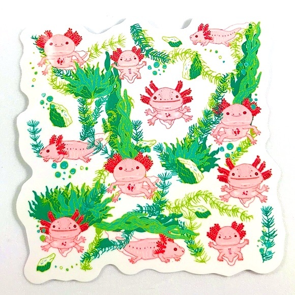 Hand Crafted | Other | Natural Axolotl Crazy Trending Waterproof Single ...